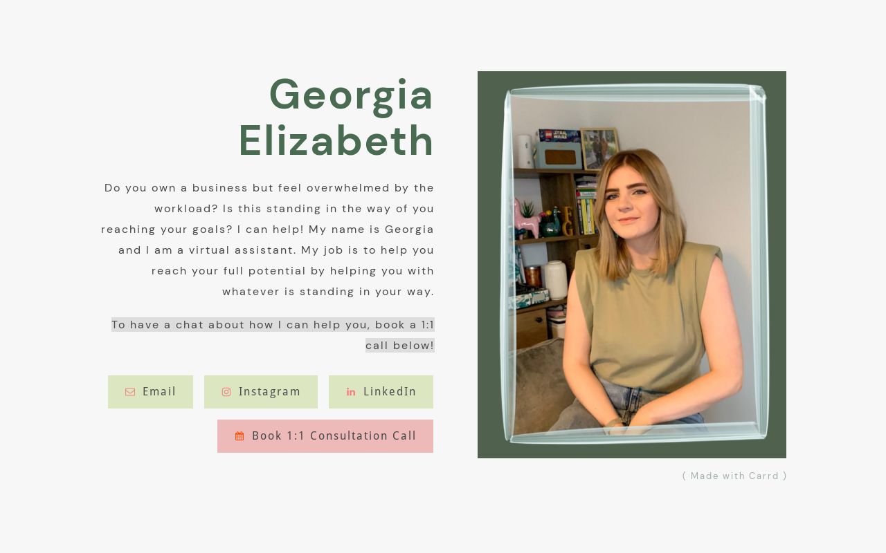 Georgia Elizabeth Virtual Assistant